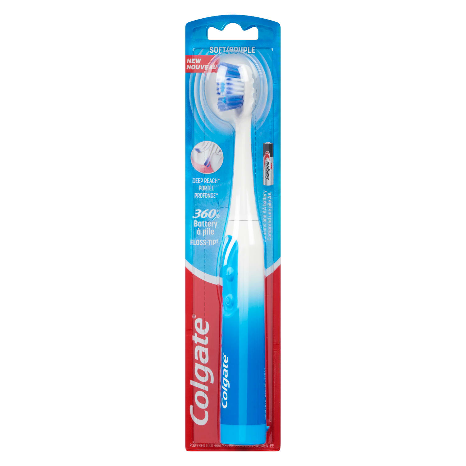 Colgate 360° Powered Toothbrush Soft - MedaKi