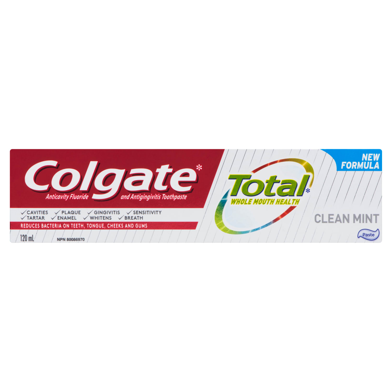 Colgate Total Anticavity Fluoride and Antigingivitis Toothpaste Clean ...